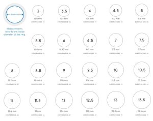 Ring Size Chart Guide: How to Measure Ring Size + Printable